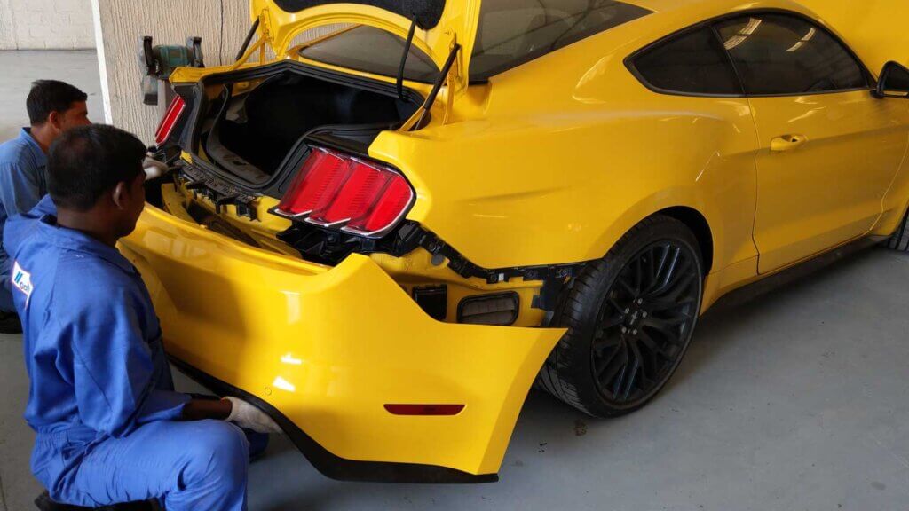 Mustang-Accident-Max-Garage - Max Garage